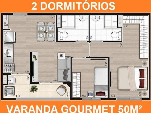 Pronto pra Morar no Tucuruvi, Minha Casa Minha Vida, 2 Quartos com Vaga de Garagem, Varanda Gourmet