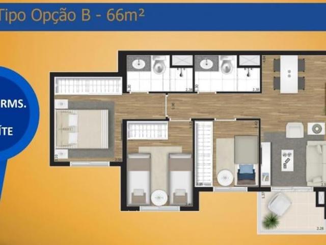 PRAÇA BUTANTÃ 66m² R$ 740.000,00