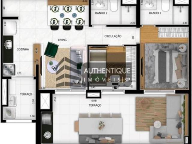 PRACA TATUAPE Apartamento no bairro Tatuapé a venda
