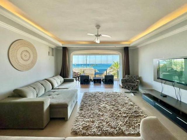 Praia das Pitangueiras, Guarujá, Frente ao mar, 4 dormitórios 1 suíte, Sala para 3 ambientes, Vara