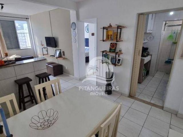 Praia de Pitangueiras Apartamento com 1 dormitório à venda, 48 m² por R$ 375.000 Pitangueiras