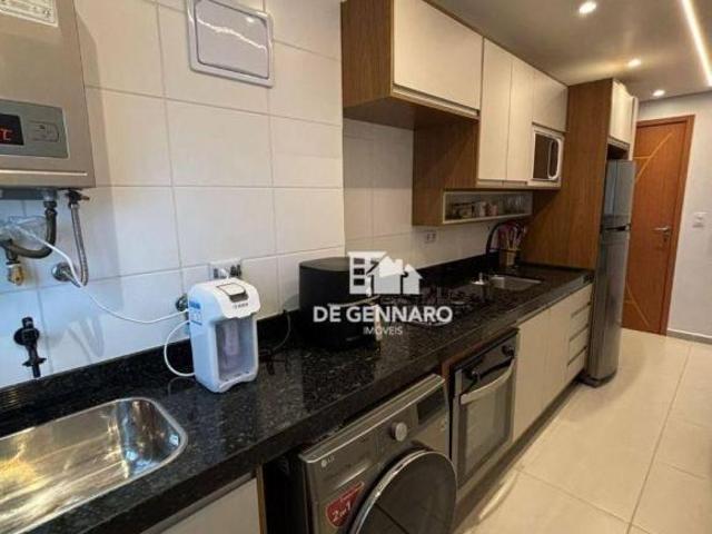 Praia Grande, Avicao, Apartamento mobiliado, 2 dormitórios, lazer completo