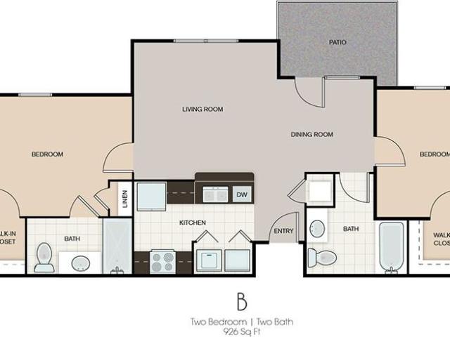 Prairie Spring Apartments 1 Bedroom Apartment for Rent at 5850 Bauman Plz, Omaha, NE 68152 Northwest Omaha