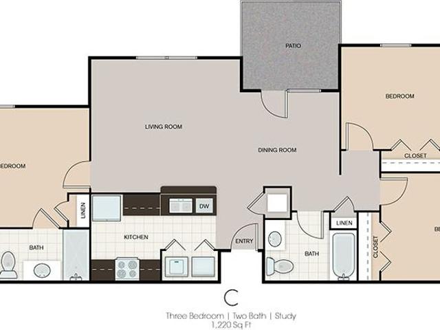 Prairie Spring Apartments 2 Bedroom Apartment for Rent at 5850 Bauman Plz, Omaha, NE 68152 Northwest Omaha