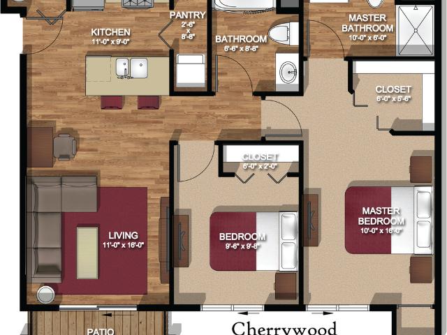 Prairie Square Rentals 2 Bedroom Apartment for Rent at 2121 45th St, Highland, IN 46322