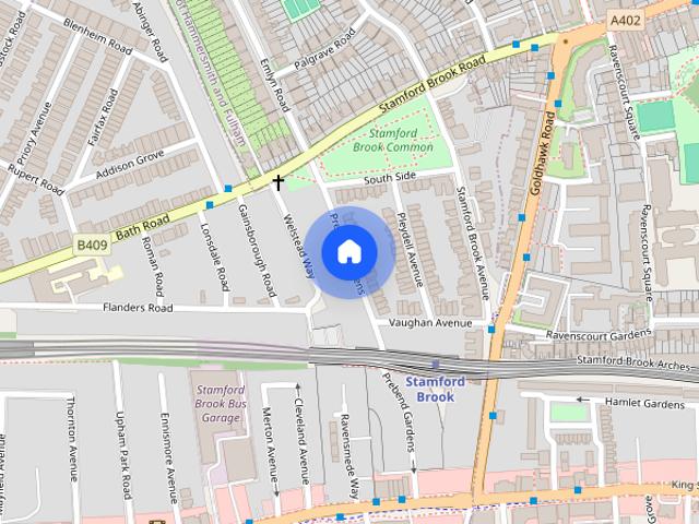 Prebend Gardens, Stamford Brook, Hammersmith, London, W6