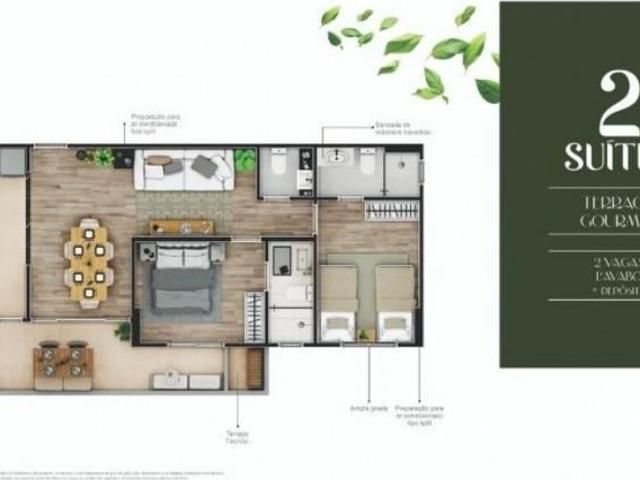 Prédio Em Construção 2 Quartos, 1 Suite, 1 Vaga