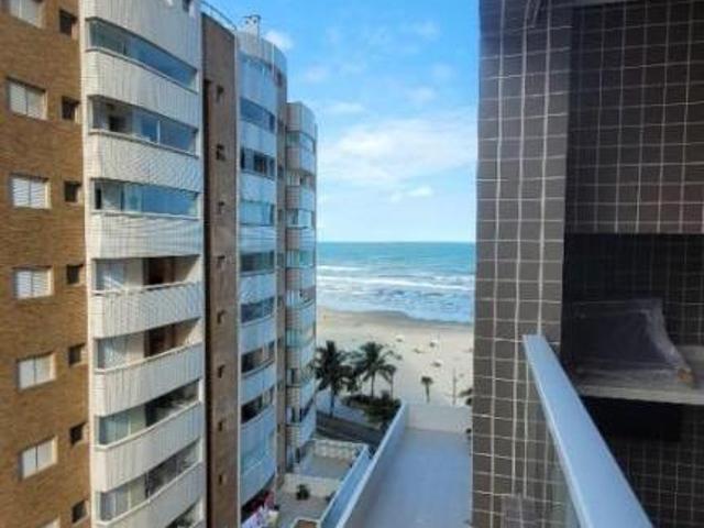 Apartamento 1 dorm sendo 1 suíte em Prédio Frente Mar jdm Real Varanda Go.