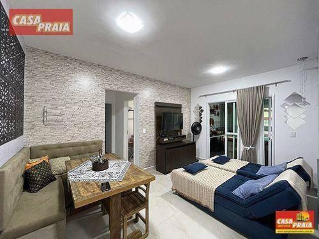 Prédio frente ao mar com piscina 2 dormitórios à venda, 75 m² por R$ 379.000 Vila Atlântica Mong