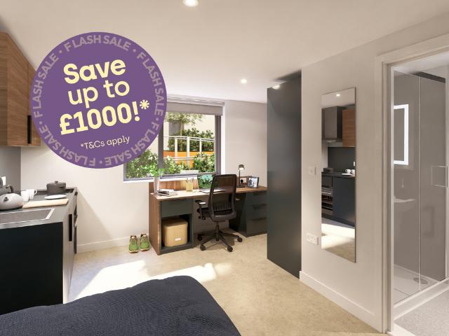 Premium Studio at Croft Court, Croft. Studio to rent £1,560 pcm £360 pw