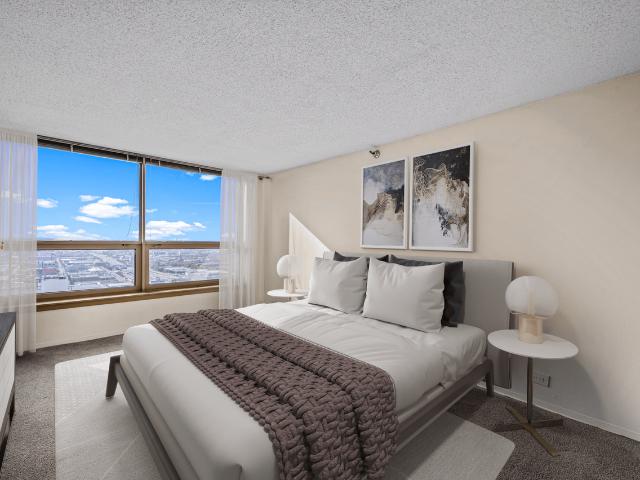 Presidential Towers Studio Apartment for Rent at 555 W Madison St, Chicago, IL 60661 Near West Side
