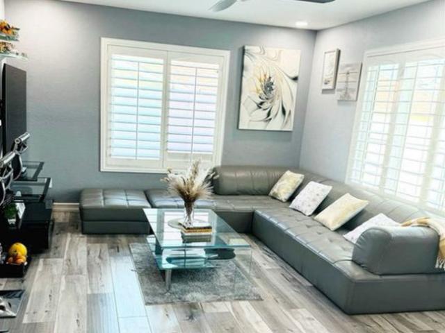 Private master bedroom with a private bathroom
