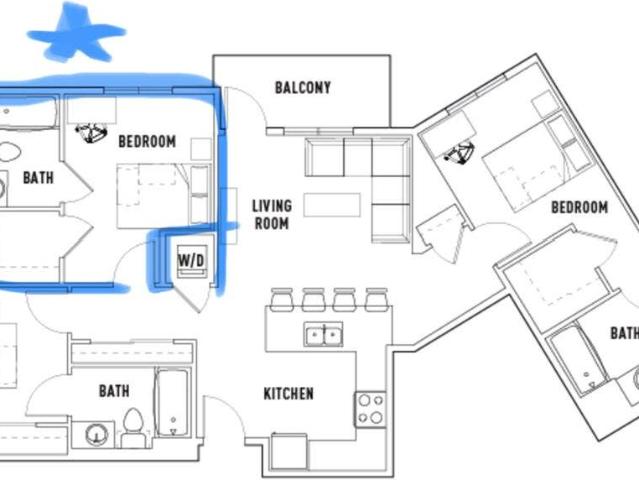 Private Bedroom & Bathroom