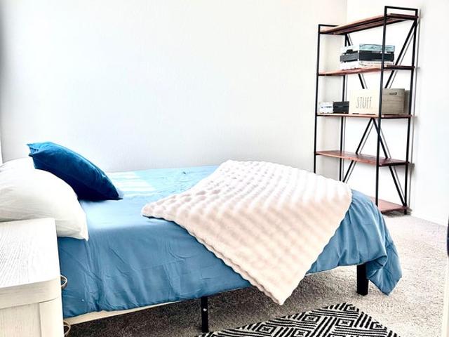 Private Bedroom + Separate Living Area
