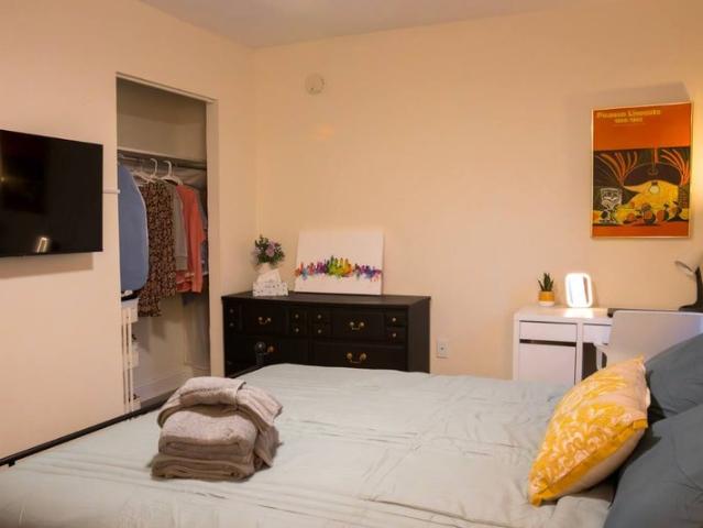 Private bedroom with a private bath