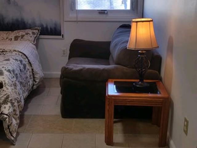 Private bedroom with private bathroom