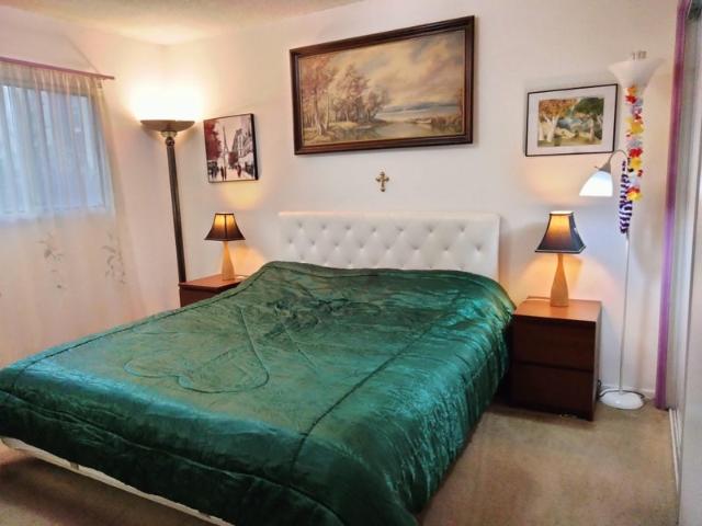 Private bedroom with shared bathroom