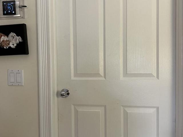 Private entrance room with adjoining bathroom and