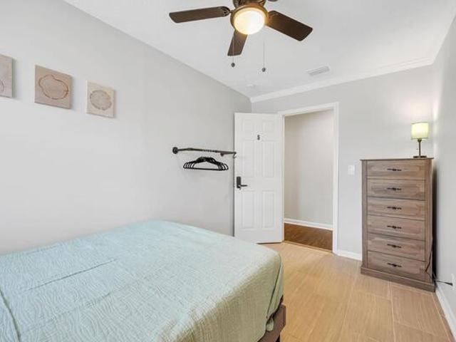 Private, fully furnished room in Southwest Jacksonville. Utilities & high speed Wi Fi included, shared common space, monthly cleaning, and easy access to transit and local grocery options like Walmart