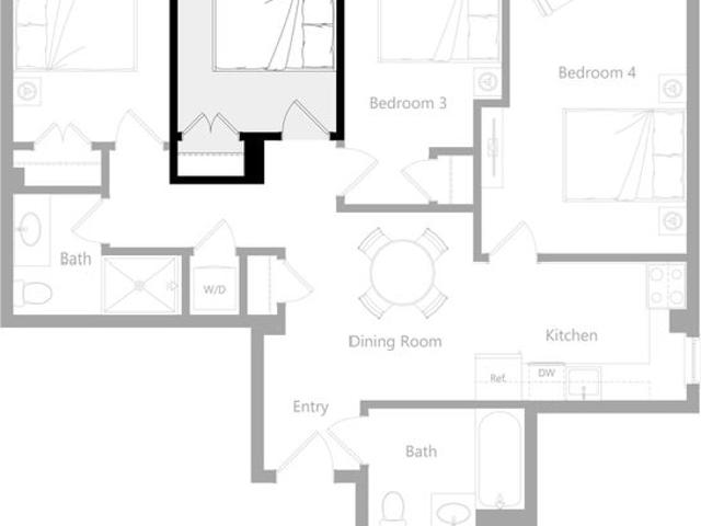 Private Furnished Bedroom