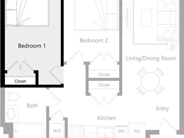 Private Furnished Bedroom