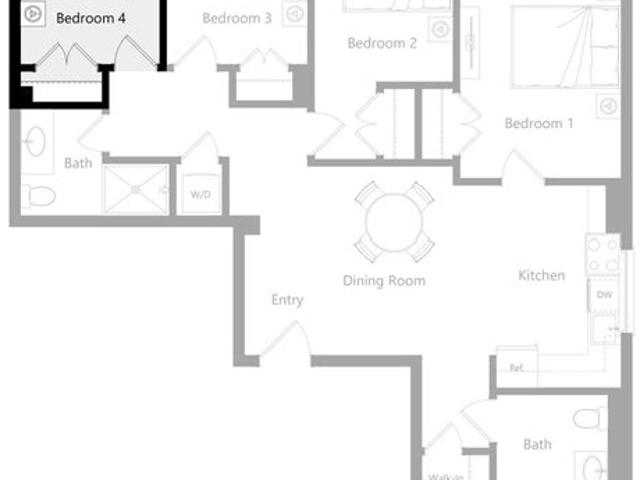Private & Furnished Bedroom