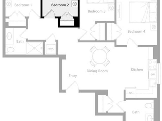 Private Furnished Bedroom