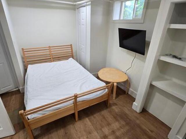 Private furnished efficiency in Northwest Philly with bath, stove, sink, bed, TV & WiFi