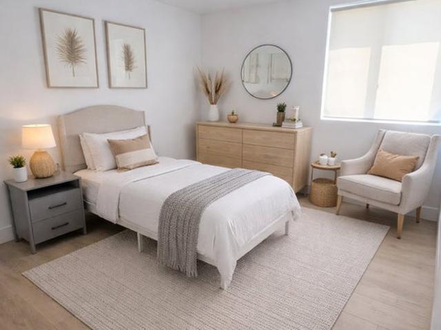 Private Furnished Suite w Bathroom | Full Bed | A