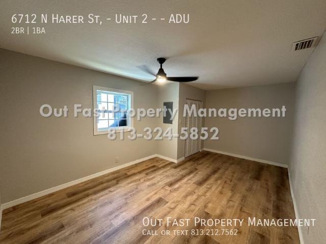 Private Rear Unit with Simple Living Setup