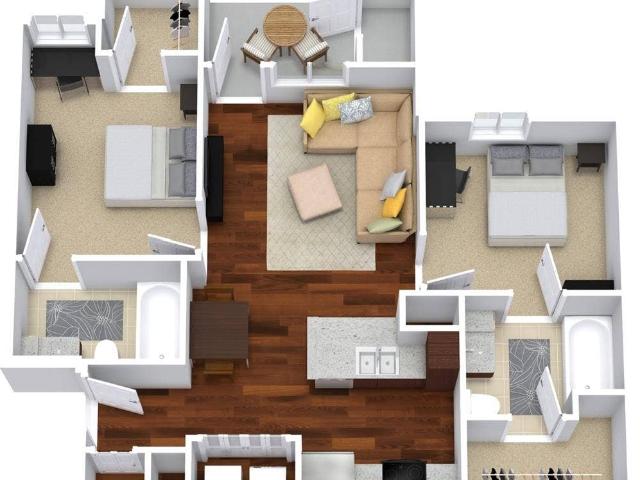 Private room/bathroom in 2 bed/2 ba