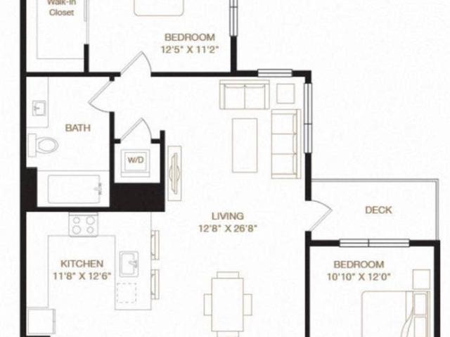 Primary Suite in Luxury 2BR/2BA Apt