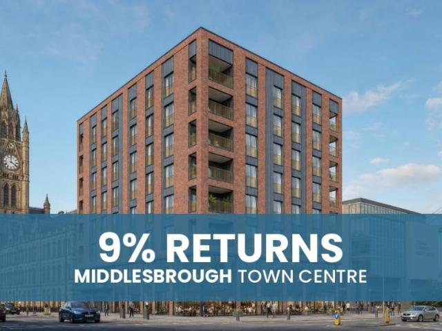 Prime Middlesbrough Buy to Let Apartment – 8.5% Rental Yields Investment only
