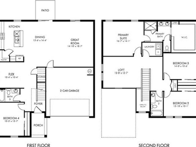 Primrose Plan Meritage Homes at Terra Lago Classic Series Community