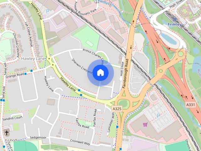 Prince Charles Crescent, Farnborough