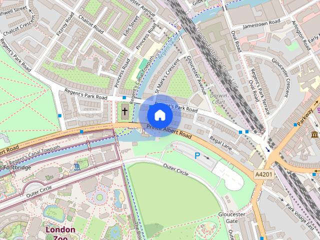 Prince Albert Road, Regent's Park, NW1