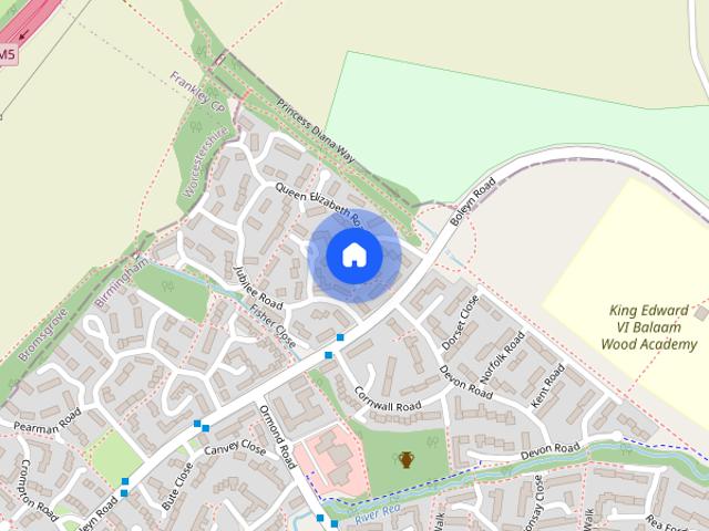 Prince Edward Drive, Rubery, Birmingham, B45