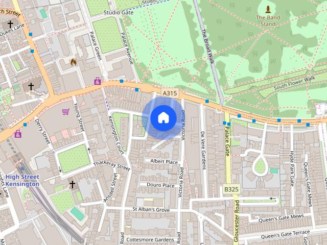 Prince Of Wales Terrace, Kensington, London, W8