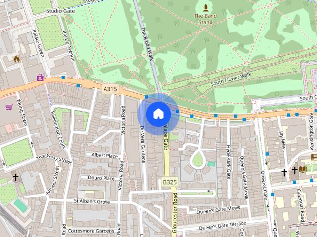 Prince Of Wales Terrace, Kensington, London, W8