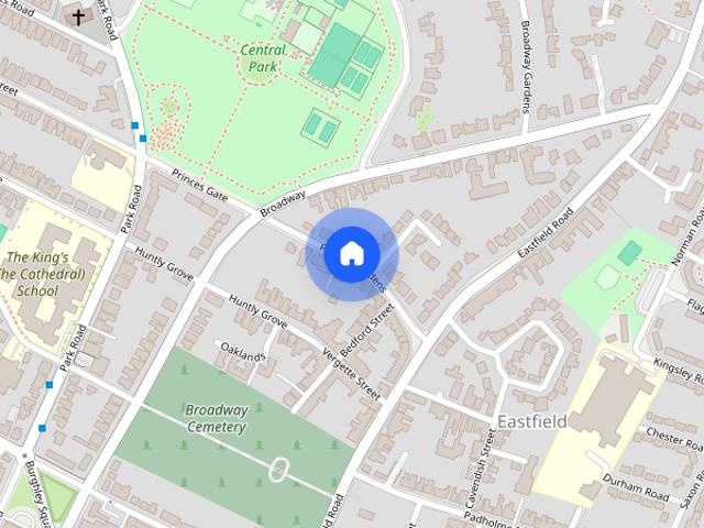 Princes Gardens, Peterborough, Cambridgeshire, PE1
