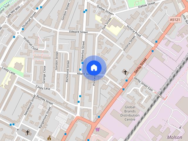 Princess Street, Staffordshire, Burton upon Trent, DE14