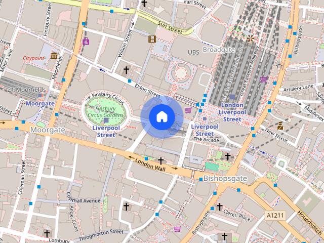 Principal Place, 2 Principal Pl, Worship St, Liverpool St, London WC2A
