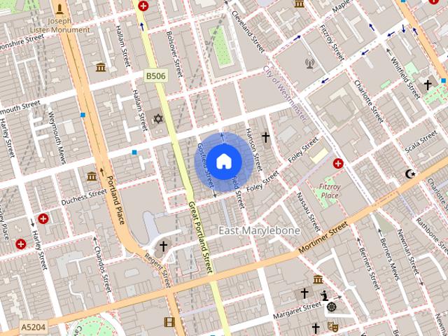Print Works House, 83 Great Titchfield Street, Fitzrovia, London, W1W