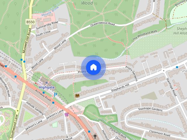 Priory Gardens, Highgate, London