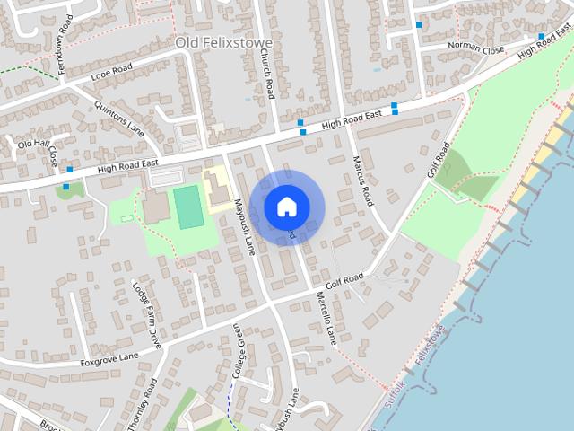 Priory Road, Old Felixstowe, IP11