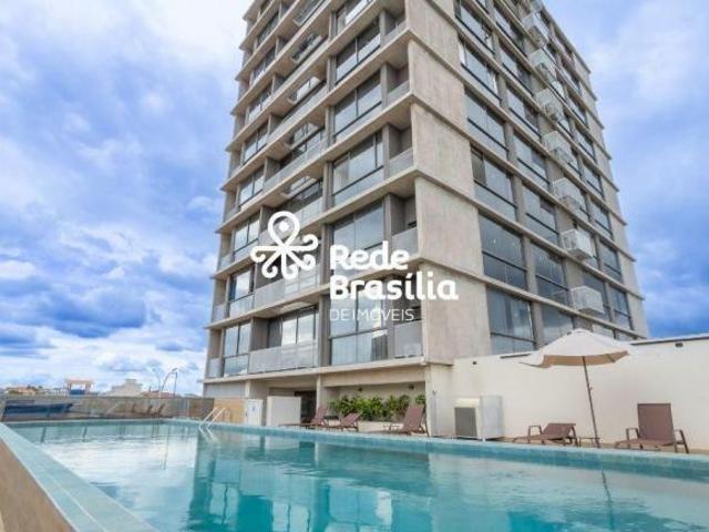 QI 5 Residencial Park 5 Apartamento com 1 quarto semi mobiliado vista livre Aceita fi