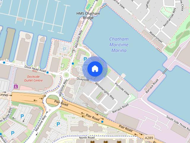 Quayside, Chatham Maritime, Chatham, Kent, ME4