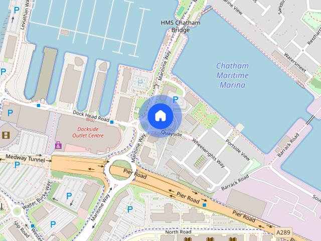 Quayside, Chatham Maritime, Chatham, Kent, ME4