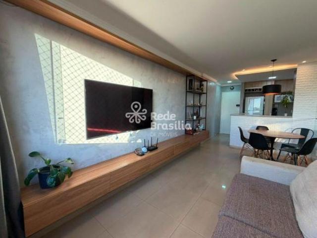 Quadra 103 Residencial Carlos Gomes | Apartamento 2 Quartos Suíte Reformado | Águas Claras