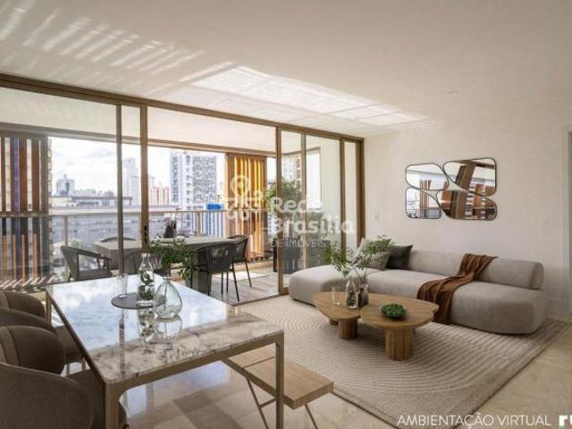 Quadra 206 Residencial Villa Jardins Apartamento de 3 suítes Vista para praça